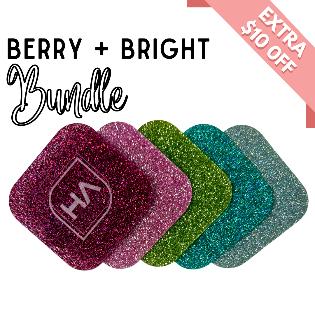 Berry and Bright Glitter Bundle – Houston Acrylic