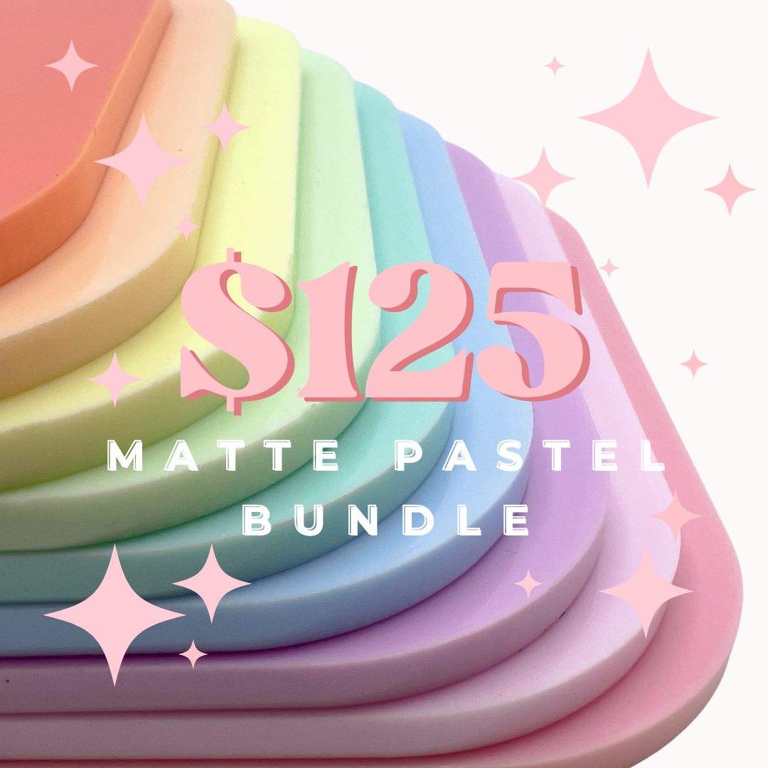 Matte Pastel Bundle – Houston Acrylic