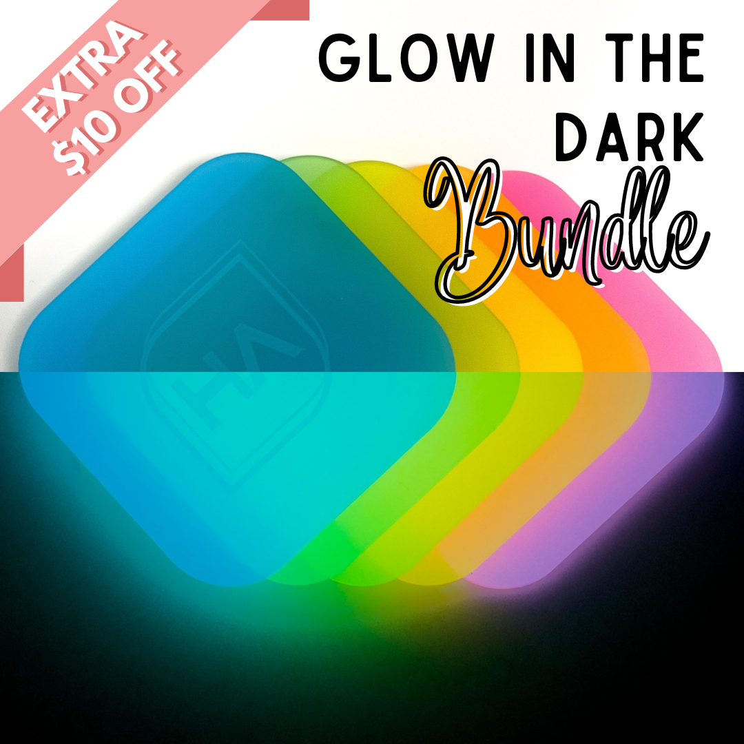 Glow in the Dark Acrylic Sheet Bundle – Houston Acrylic