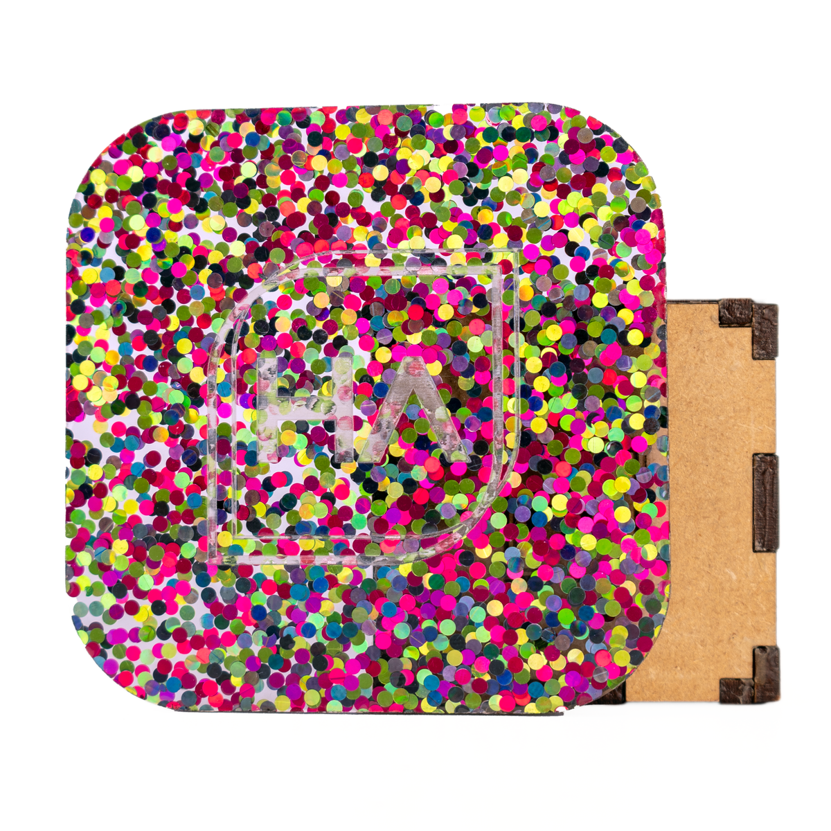 1/8" Gothic Daisy Confetti Cast Acrylic Sheet – Houston Acrylic