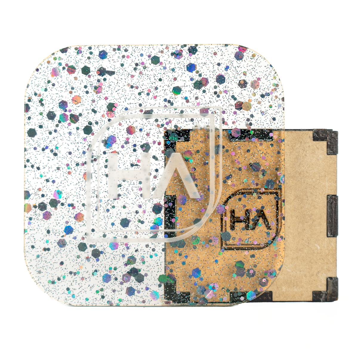 1/8" Sugar Smoke Hex Confetti Cast Acrylic Sheet – Houston Acrylic