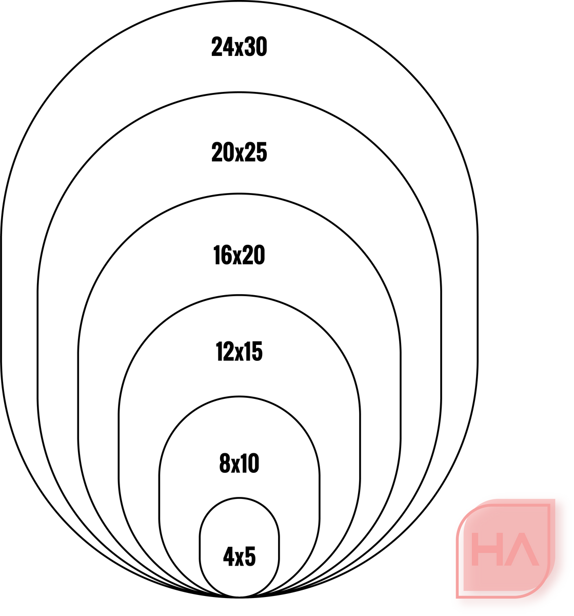 Wide Oval Acrylic Blank (1/8") – Houston Acrylic