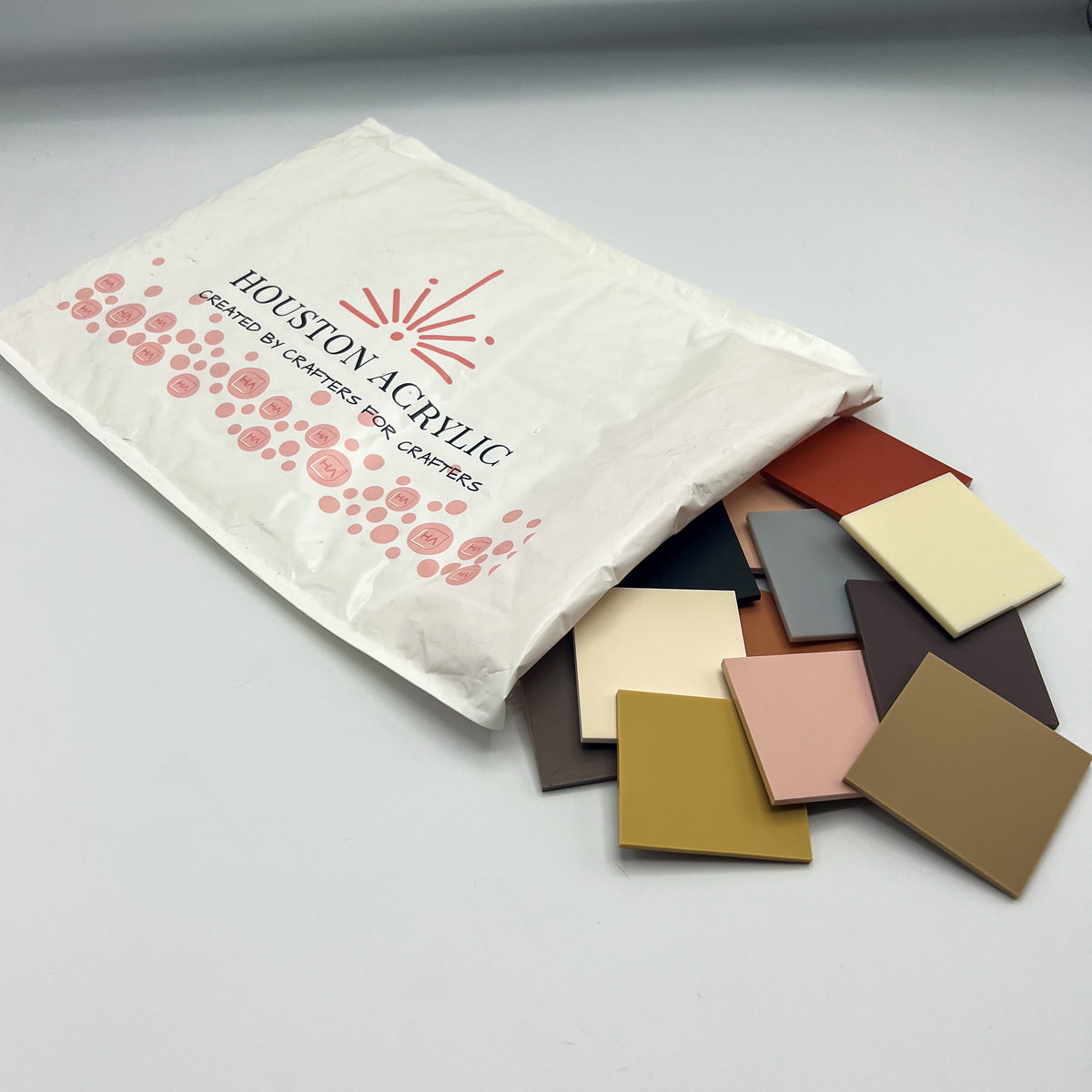 Naturals Acrylic 2" x 2" Sample Square Bundle – Houston Acrylic